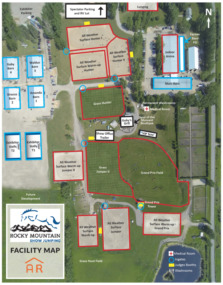 Location and Map – Rocky Mountain Show Jumping